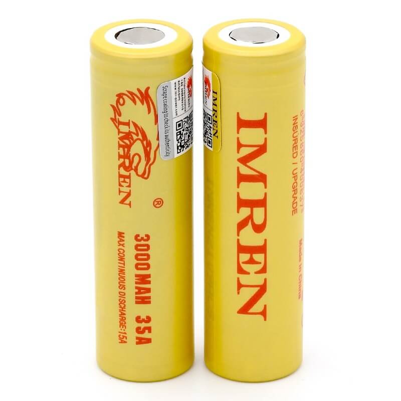 IMREN 18650 3000mAh Batteries – mk57 vape