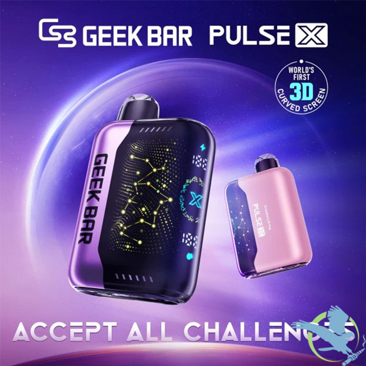Geek Bar Pulse X 18ML 25K Puffs Disposable Vape Device With VPU & 3D C ...