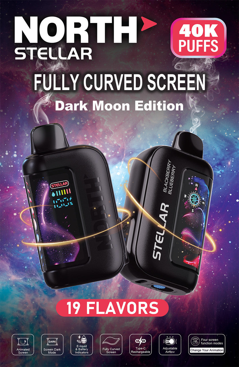 NORTH STELLAR DARK MOON/SOUR EDITION 40K DISPOSABLE – mk57 vape