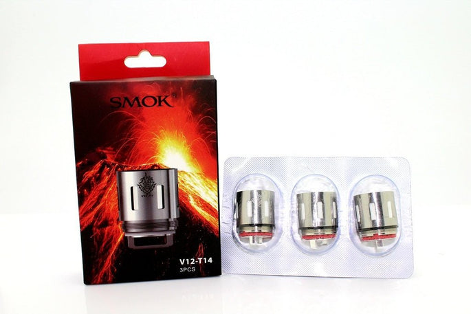 SMOK TFV12 Tank V12-T14 Replacement Coils - Pack of 3 – mk57 vape